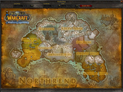 Divine Intervention: Blizzard Zone Map of Northrend